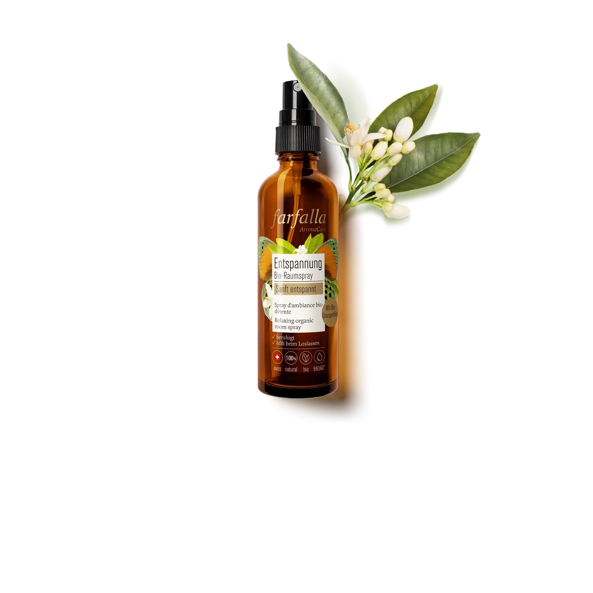 Essential oil Neroli organic Grand Cru Gently relaxed – farfalla.eu
