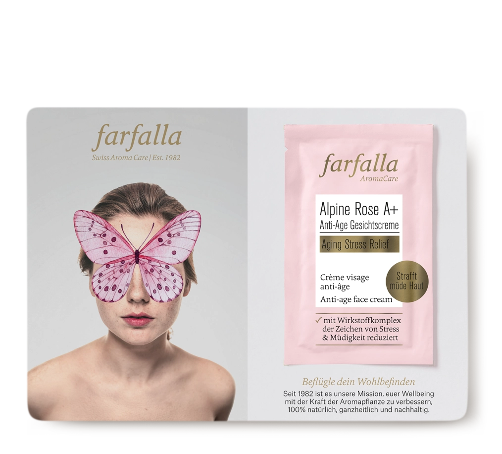 Sample Anti-Age face cream Alpine Rose A+ Aging Stress Relief – farfalla.eu