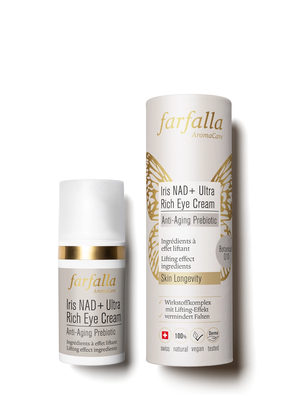 Ultra Rich Eye Cream Iris NAD+ Anti-Aging Prebiotic – farfalla.eu