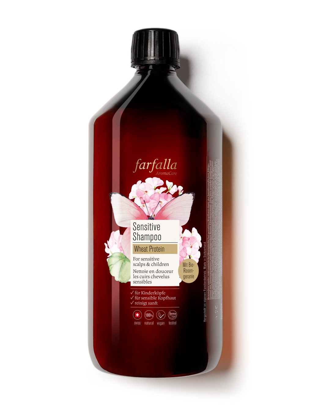 Shampoo Sensitive Wheat Protein – farfalla.eu